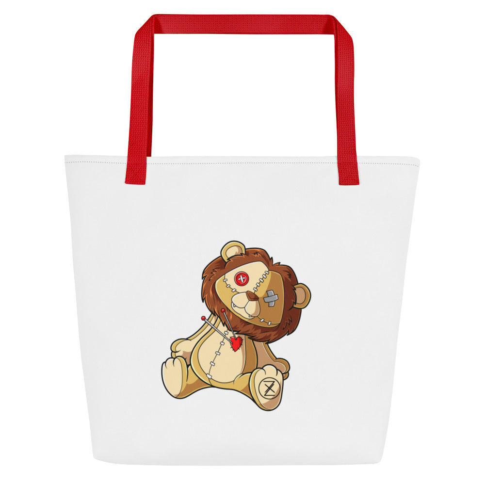 Lionheart All-Over Print Large Tote Bag – XaZa